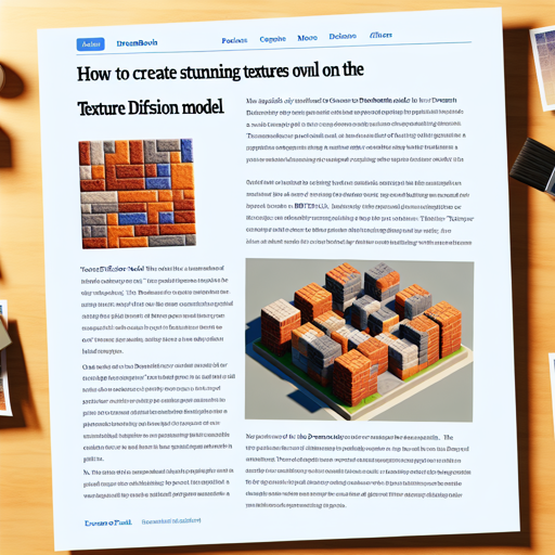 How to Create Stunning Textures Using the Texture Diffusion Model fxis.ai