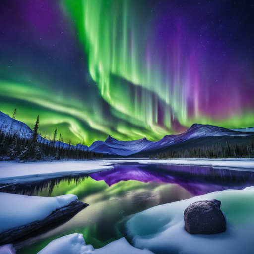 How to Generate Stunning Images of Aurora Borealis with the Diffusion Model fxis.ai
