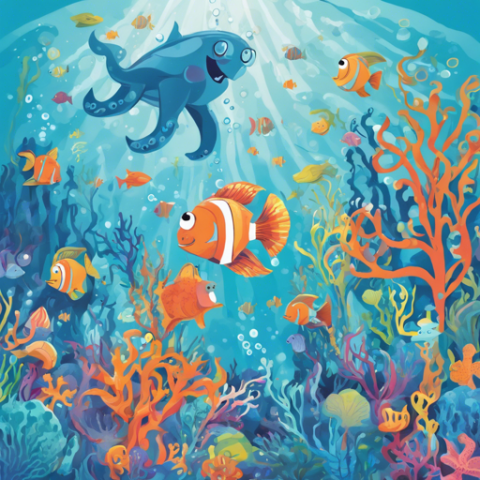 How to Create Fun Underwater Cartoon Images Using the SPNGBB Style fxis.ai