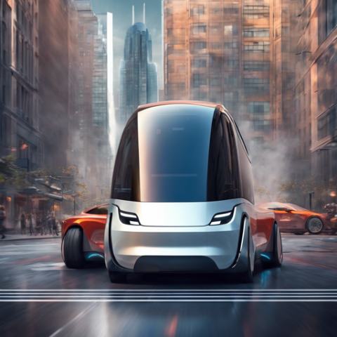 How to Generate Images of a Tesla ROBOVAN Using the FLUX Model fxis.ai